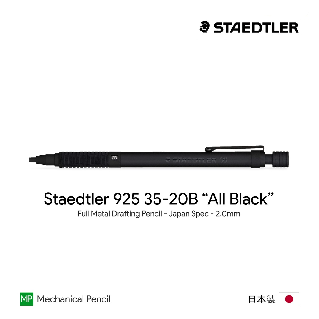Staedtler 925 35-20B "All Black" 2.0mm Mechanical Pencil - ดินสอกดสเต็ด ...