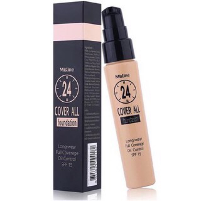 Mistine 24 cover all foundation SPF15 | Shopee Thailand