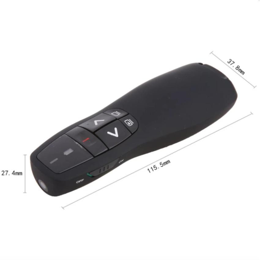 igootech R400 2.4 กิกะเฮิรตซ์โปรแกรมพาวเวอร์พอยต์ไร้สายยูเอสบี PPT กดรีโมทควบคุมผู้นำปากกา ...