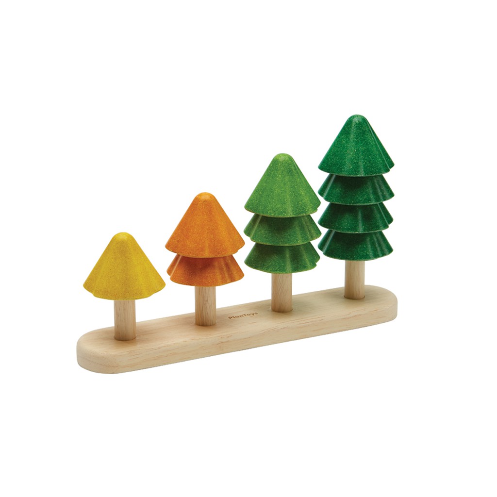 PlanToys ของเล่นไม้ 5403 Sort & Count Trees ต้นไม้สอนนับ เสริมพัฒนาการ ...
