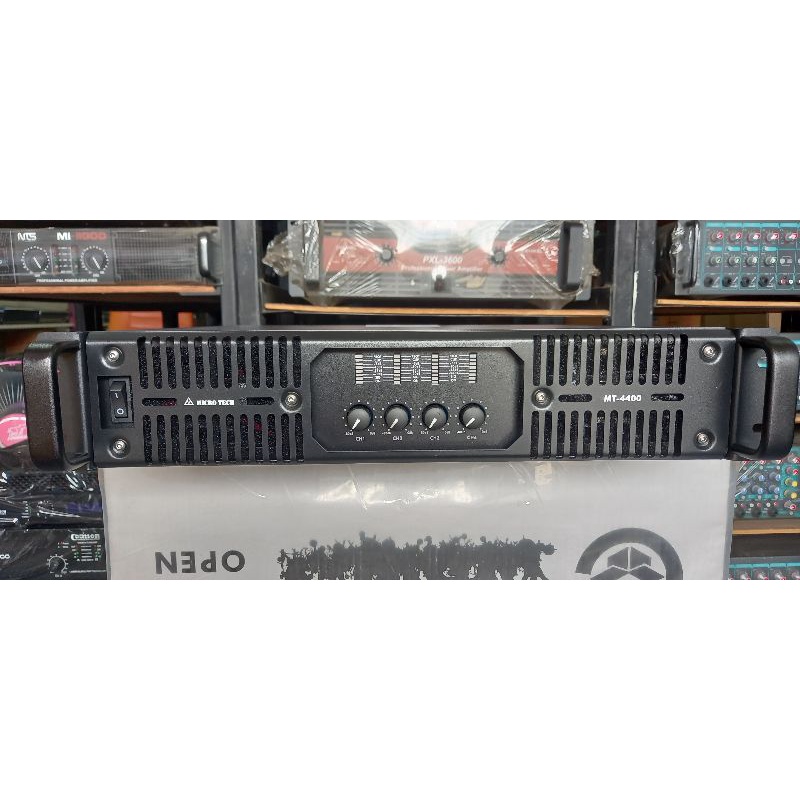 แอมป์ขยาย4CH MICRO TECH MT-4400 คลาสH | Shopee Thailand