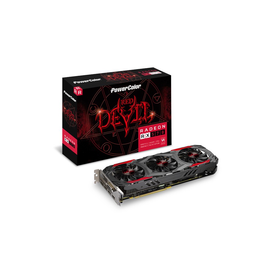 powercolor red devil rx 570 4gb | Shopee Thailand