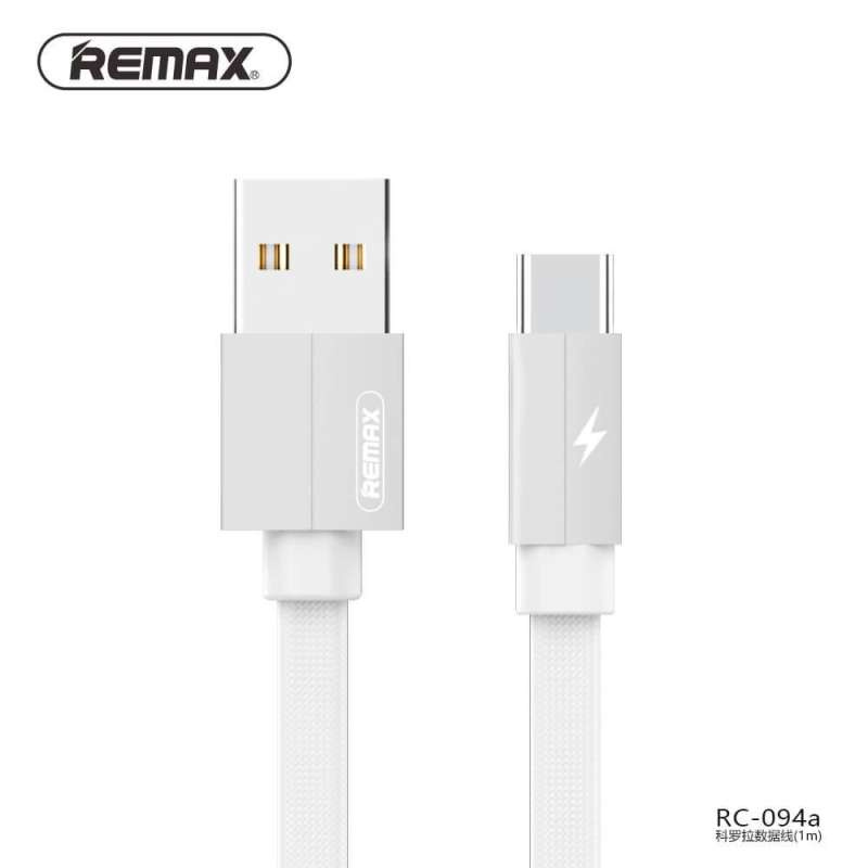 สายชาร์จ รีแมค ไทป์ซี อาร์ซี-094เอ ยาว1เมตร จัด Remax RC-094A Kerolla Fabric USB Type-C Cable 2 ...