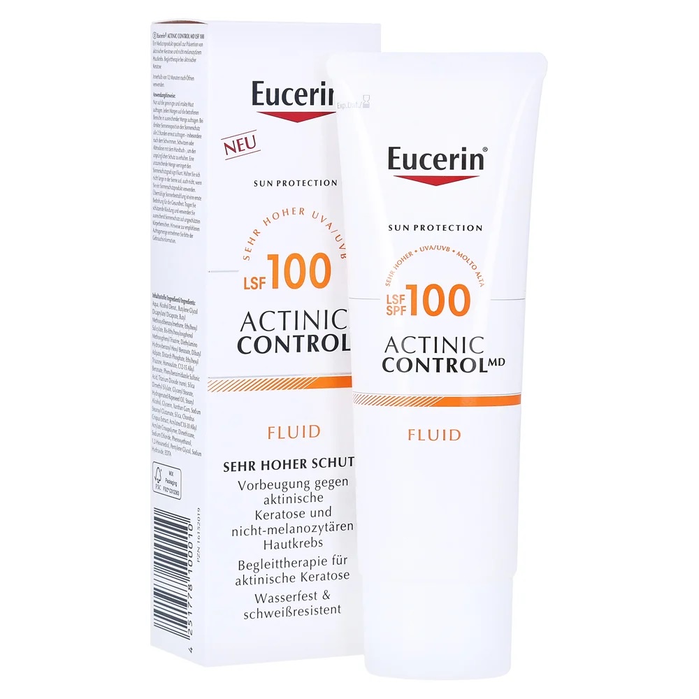 Eucerin Actinic Control MD SPF100 ขนาด 80 ML ครีมกันแดดประสิทธิภาพสูง ...