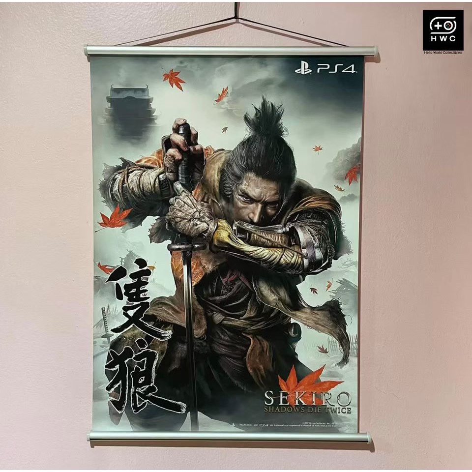 ภาพแขวนผนัง SEKIRO SHADOWS DIE TWICE - WALL SCROLL | Shopee Thailand