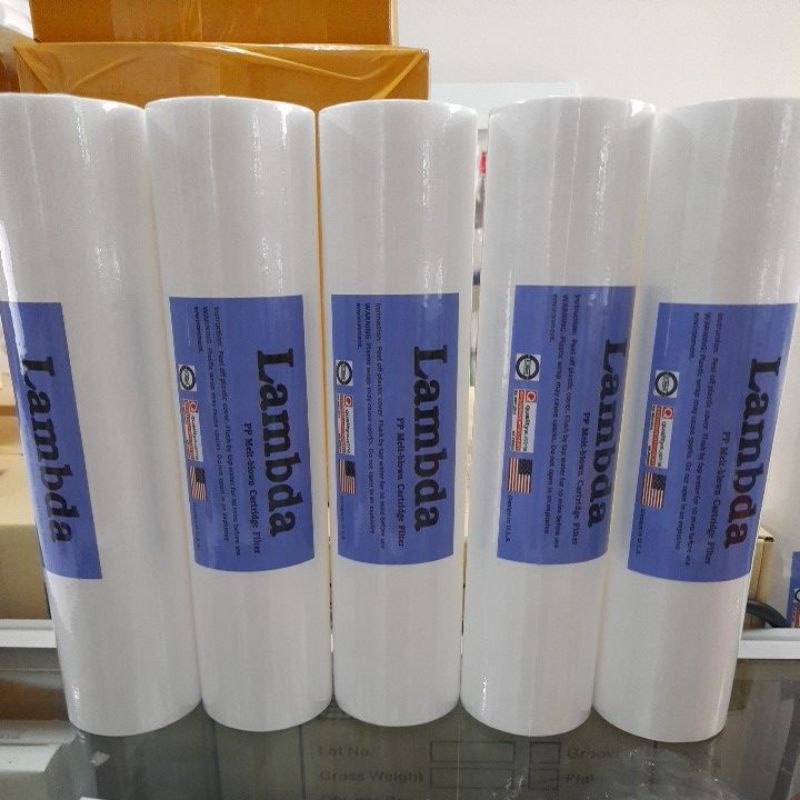 Lambdaไส้กรองน้ำ PP 5ไมครอน 10นิ้ว (1แพค 5ชิ้น) LAMBDA | Shopee Thailand