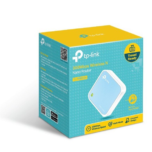 TP-LINK TL-WR802N 300Mbps Wireless N Nano Router | Shopee Thailand
