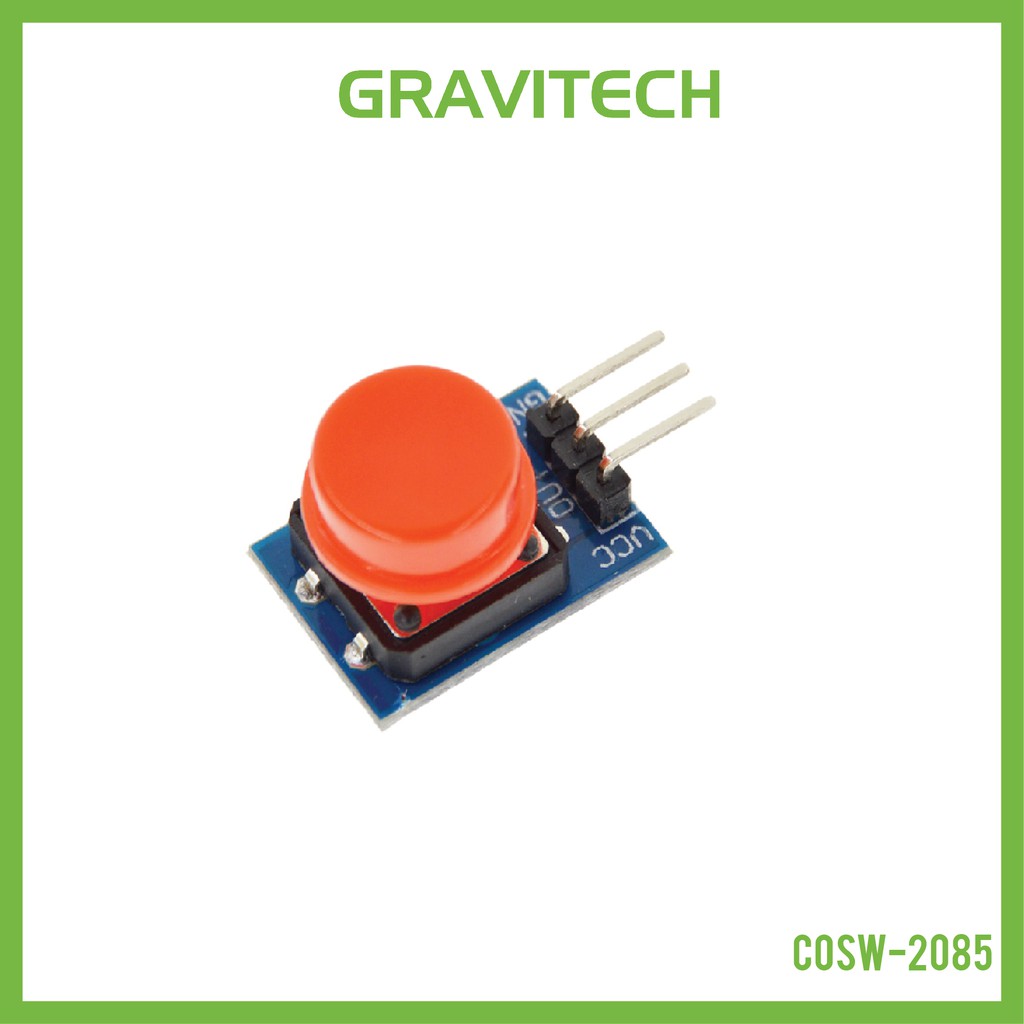 [Gravitechthai]Big Button 12x12mm Module - Red | Shopee Thailand