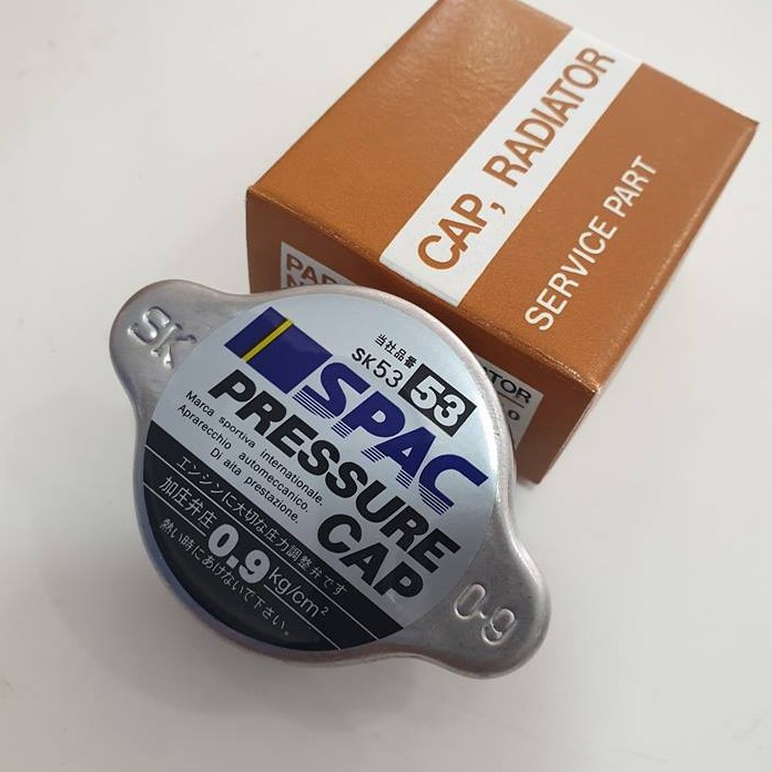 SPAC ฝาหม้อน้ำ 0.9 บาร์ สำหรับรถทั่วไป ฝาเรียบไม่ใช่ฝาจุก ยี่ห้อ Spac | Shopee Thailand
