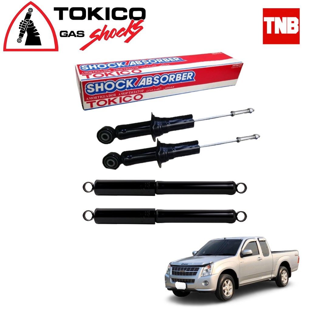 Tokico โช๊คอัพ isuzu d-max 4x2 อีซูซู ดีแม็กซ์ 4x2 ตัวเตี้ย ปี 2002-2011 | Shopee Thailand