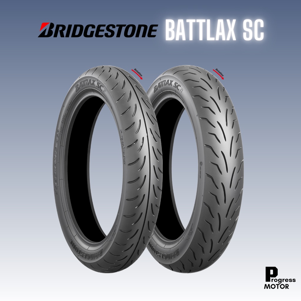 ยางนอก Bridgestone Battax SC Scooter สำหรับ X-Max,Forza | Shopee Thailand