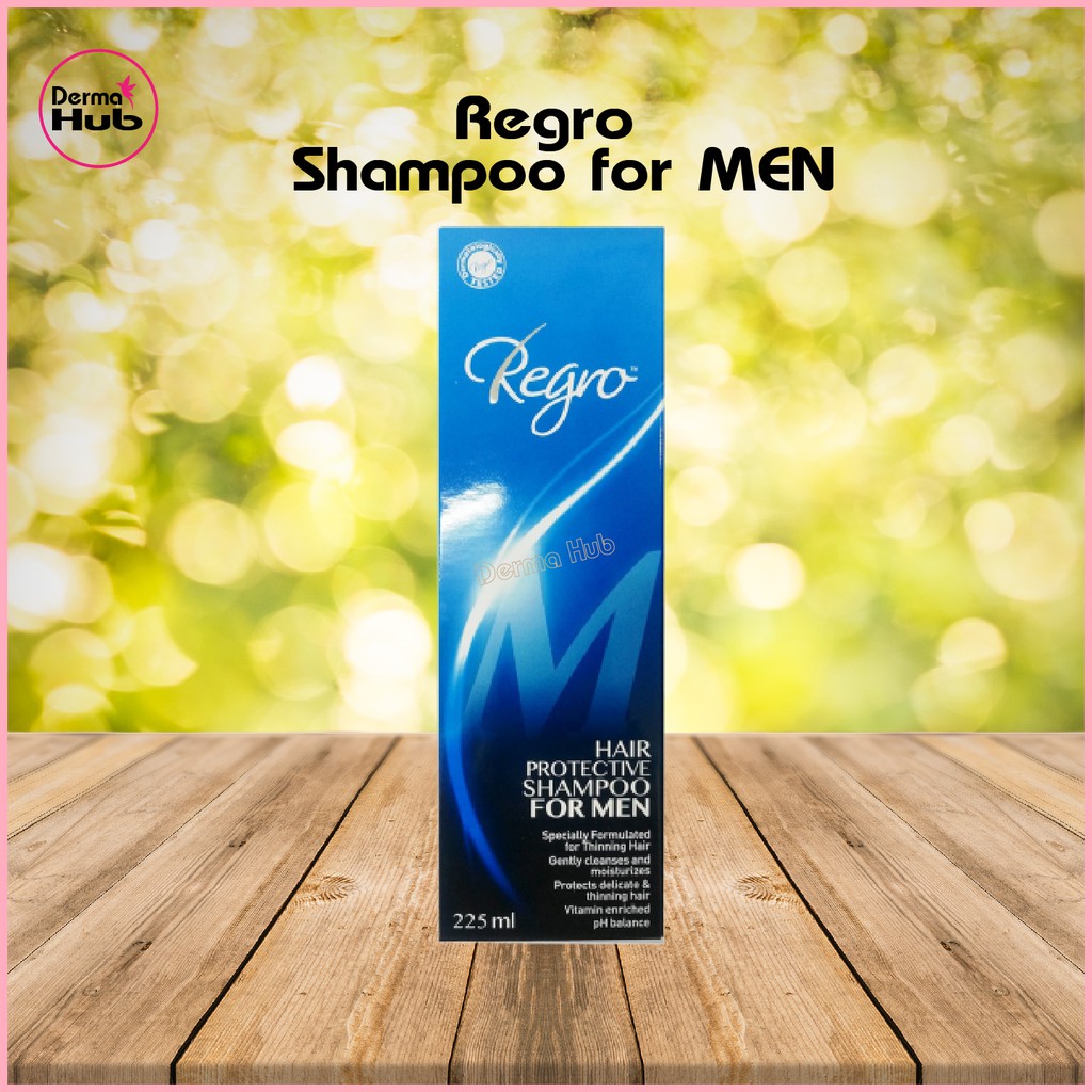Regro Hair Protective Shampoo for Men 225ml. รีโกร แชมพูลดปัญหาผมร่วง ...