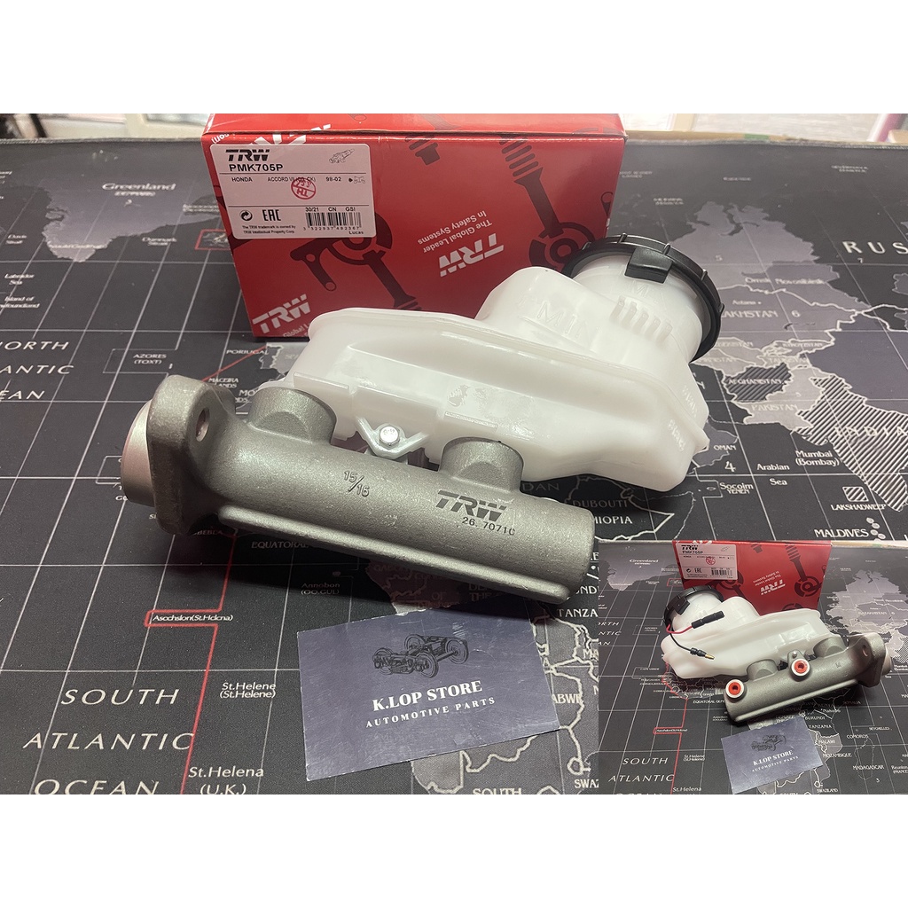 PMK705P แม่ปั๊มเบรก(TRW) HONDA ACCORD งูเห่า ปี1998-2002 G.6 ขนาด15/16 ...