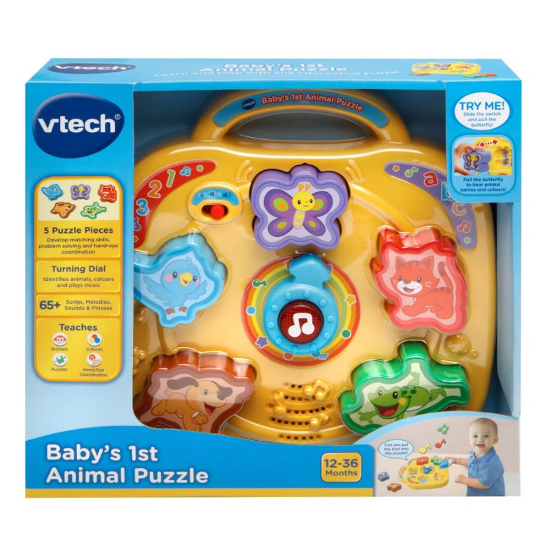 Vtech spin and learn animal puzzle | Shopee Thailand