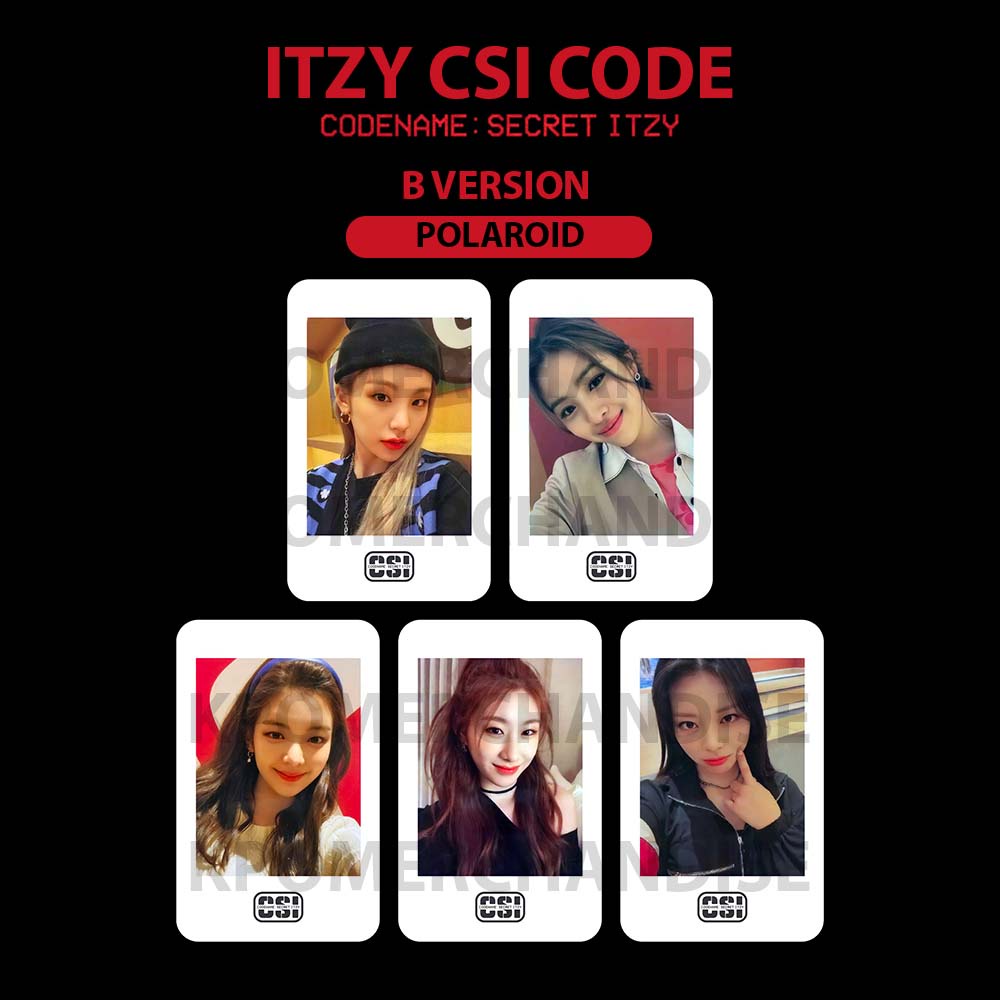 โฟโต้การ์ด ITZY CSI Code Secret Premium Chaeryeong Lia Ryujin Yuna | Shopee Thailand