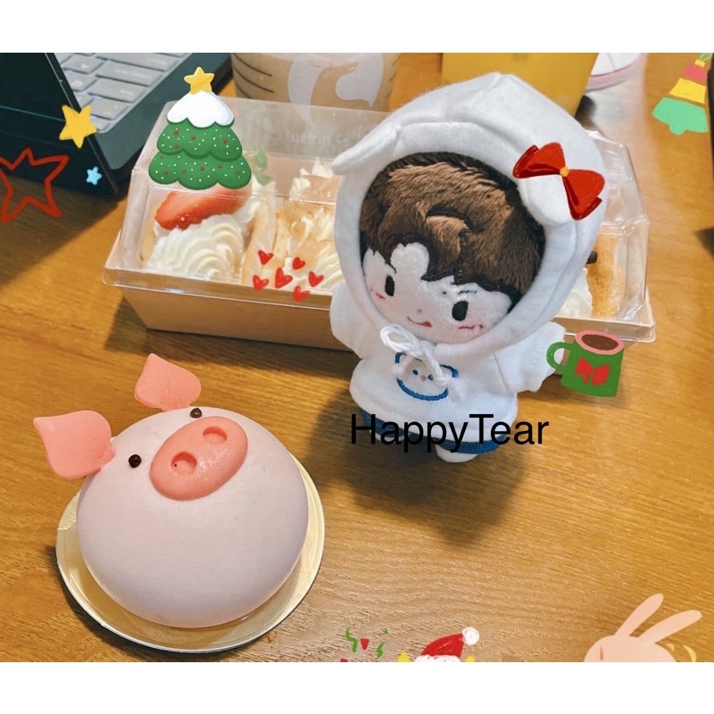 ตุ๊กตาหวังอี้ป๋อ เซียวจ้าน (พร้อมส่ง ของใหม่) Nian Nian & Hu Hu 10cm ...