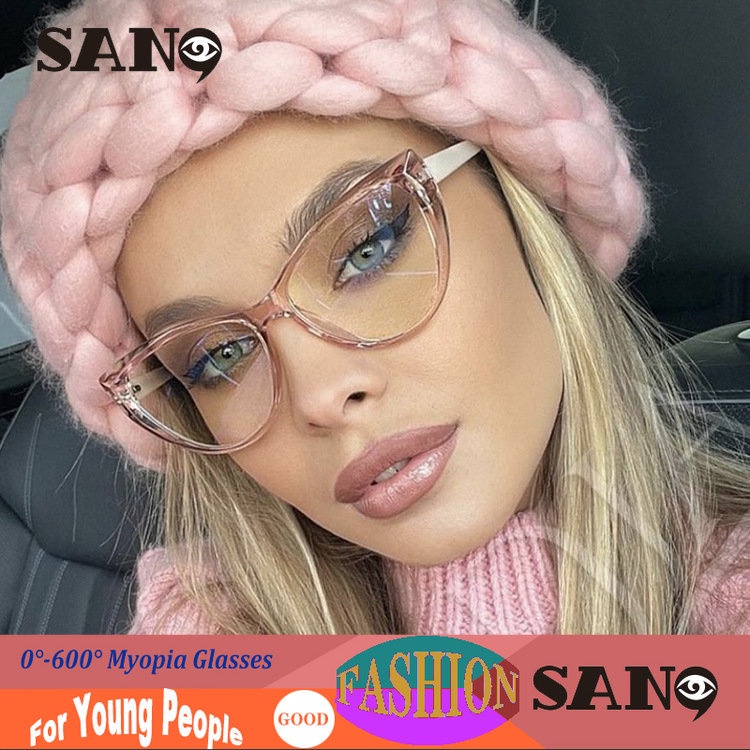 【50°-600° 【แว่นสายตาสั้น】ใหม่ แฟชั่น TR90 กรอบแว่นแมว ผู้หญิง เกาหลี ย้อนยุค พร้อมลบ | Shopee ...