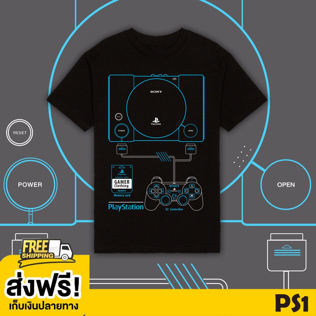 PS1 01 TSHIRT BLACK | Shopee Thailand