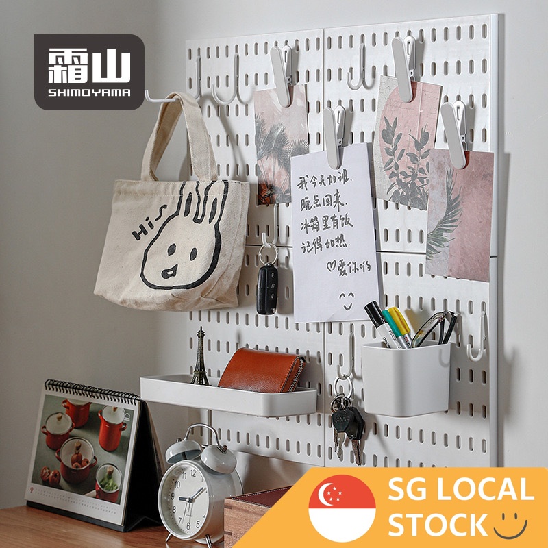 Shimoyama Pegboard DIY กาว Pegboard อุปกรณ์เสริมโต๊ะเข้ากันได้กับ IKEA Pegboard | Shopee Thailand