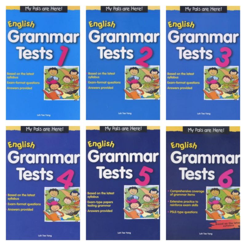 (Grammar)My Pals Are Here! English Grammar Test Primary 1-6#ข้อสอบ ...