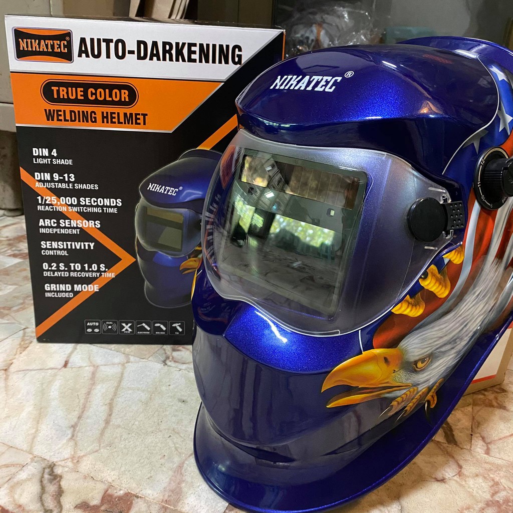 NIKATEC หน้ากากเชื่อม ปรับแสงเชื่อมอัตโนมัติ (AUTO) | Shopee Thailand