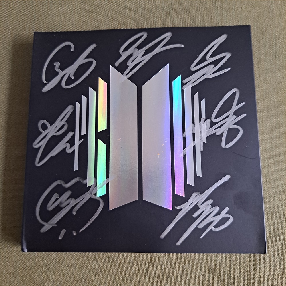 BTS Bangtan Boys ลายเซ็นต์ PROOF ALBUM CD+PHOTOBOOK +SIGNED PHOTO K-POP ...
