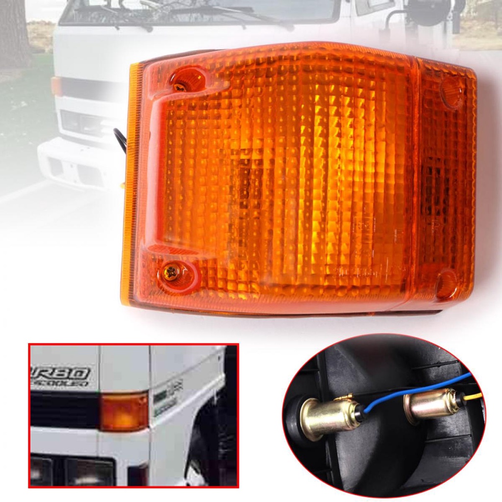 ไฟมุม สีส้ม รุ่น อีซูซุ GMC ELF NPR NKR NHR ไฟหรี่มุม ไฟมุมหน้า ISUZU ...