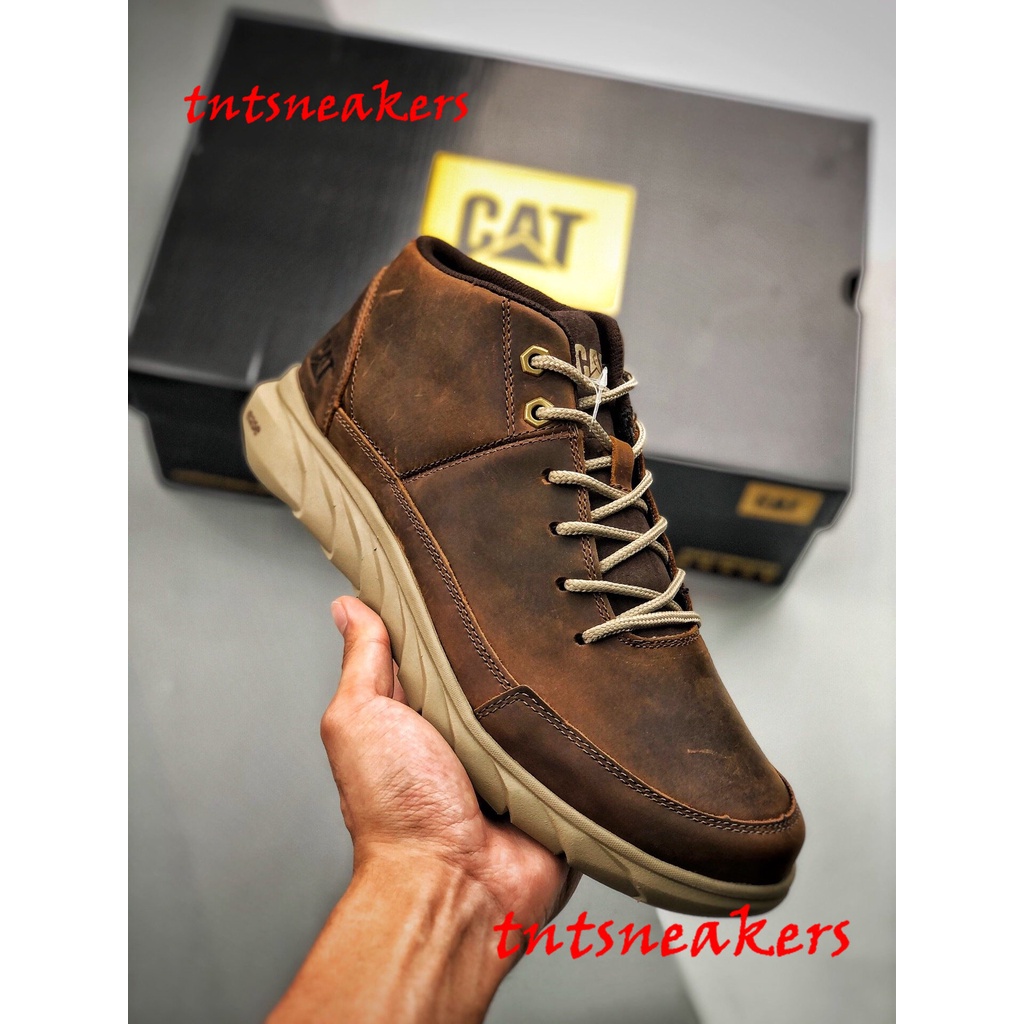 Original Caterpillar Men FOOTWEAR Work Genuine Leather Boot Shoes PH720 ...