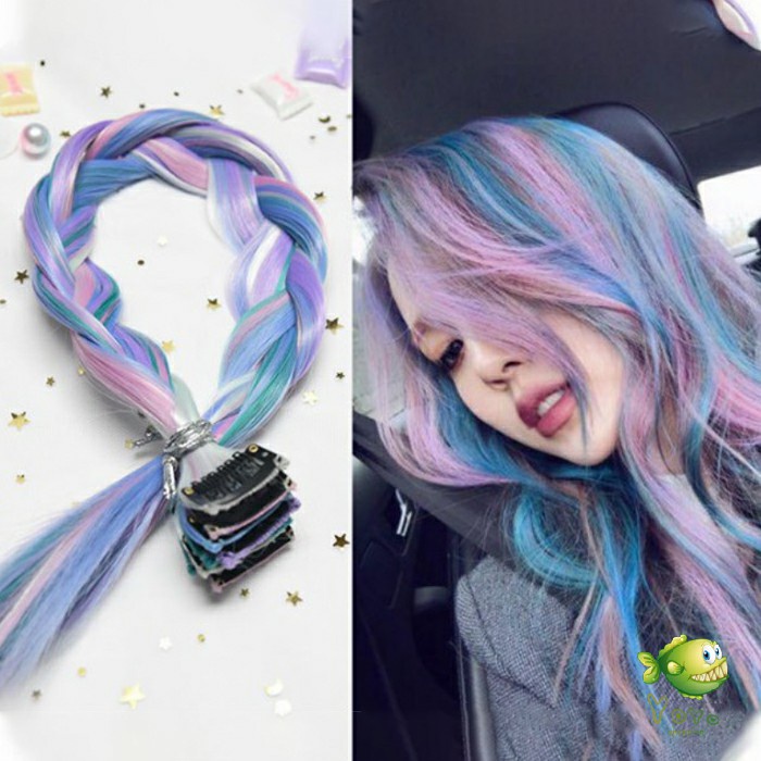 YOYO ช่อผมไฮไลท์ กิ๊บไฮไลท์ ติดง่าย พร้อมส่ง color wig | Shopee Thailand