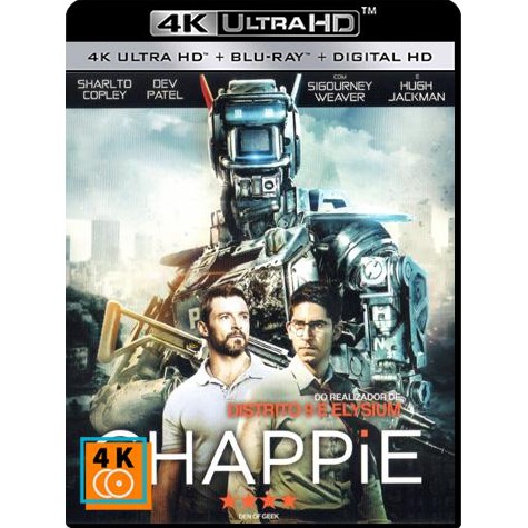 หนัง 4K UHD - Chappie (2015) จักรกลเปลี่ยนโลก แผ่น 4K จำนวน 1 แผ่น ...