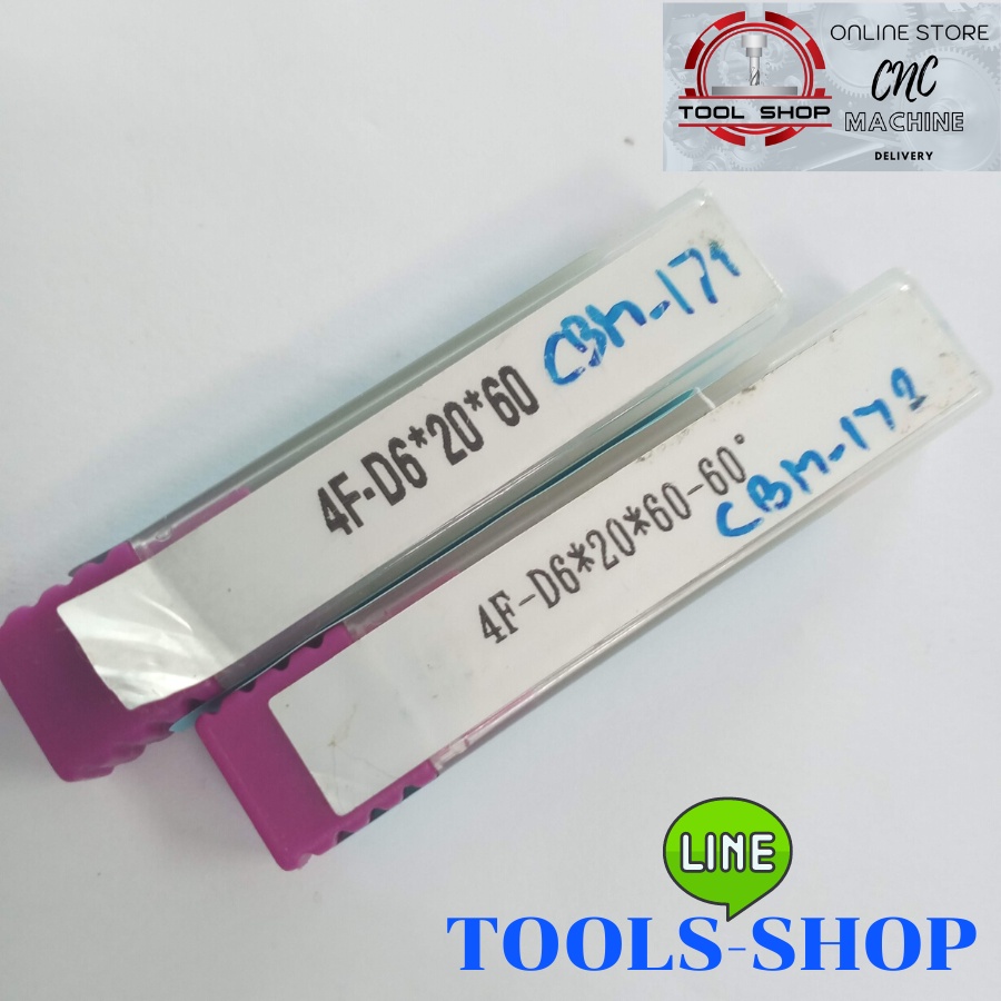 C.K.K/CBN/JJ ENDMILL CARBIDE 2F 4F D3.0 D6.0 D8.0 D10.0 D12.0สินค้าคุณภาพของแท้ 100 เปอร์เซ็น ...