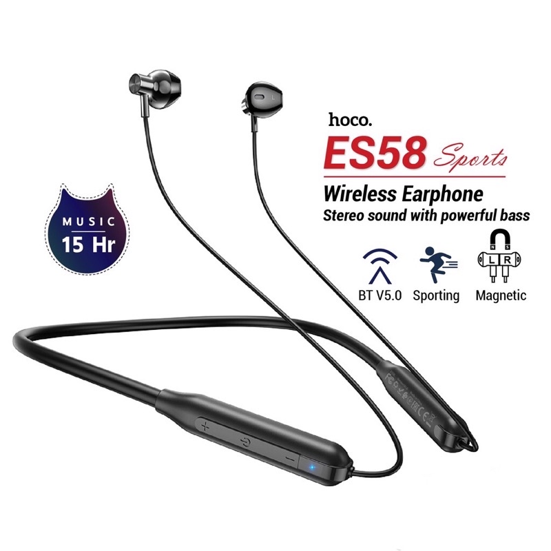Hoco ES58 หูฟังบลูทูธ สำหรับออกกำลังกาย ใช้งานได้นานถึง 15 ชั่วโมง โดย ...