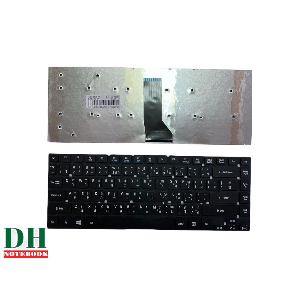คีย์บอร์ดโน๊ตบุ๊ค keyboard Acer aspire 4755 4755g e1-470 e5-411 4830 ...