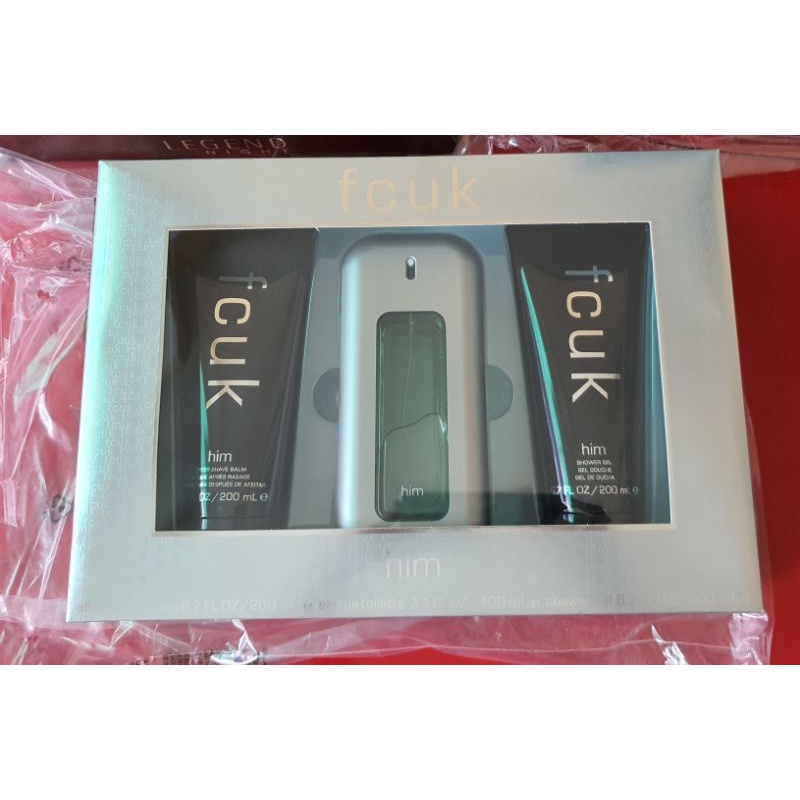 French Connection for Men Gift Set - 100 ml Eau De Toilette Spray + 200 ...