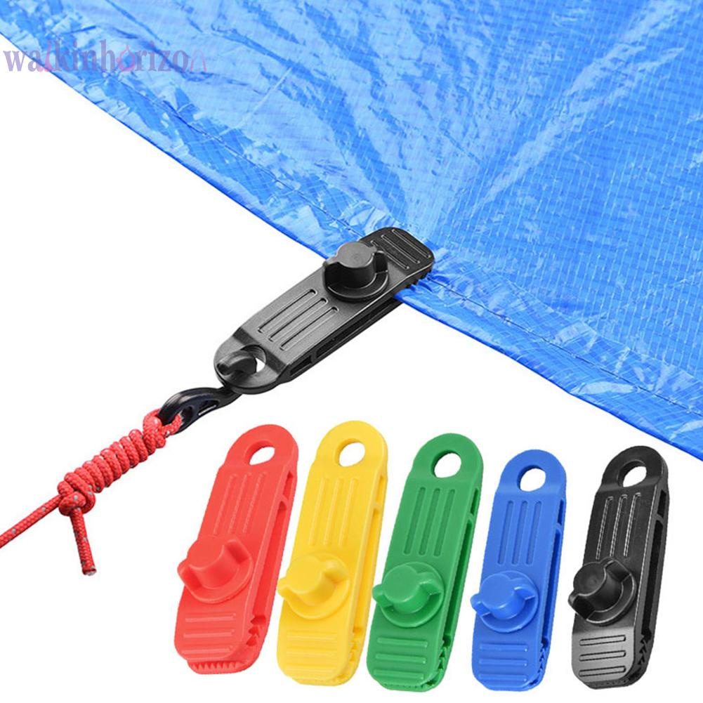 WALK-Camping Tent Windproof Plastic Fixing Clip Clamp Canopy Awning ...