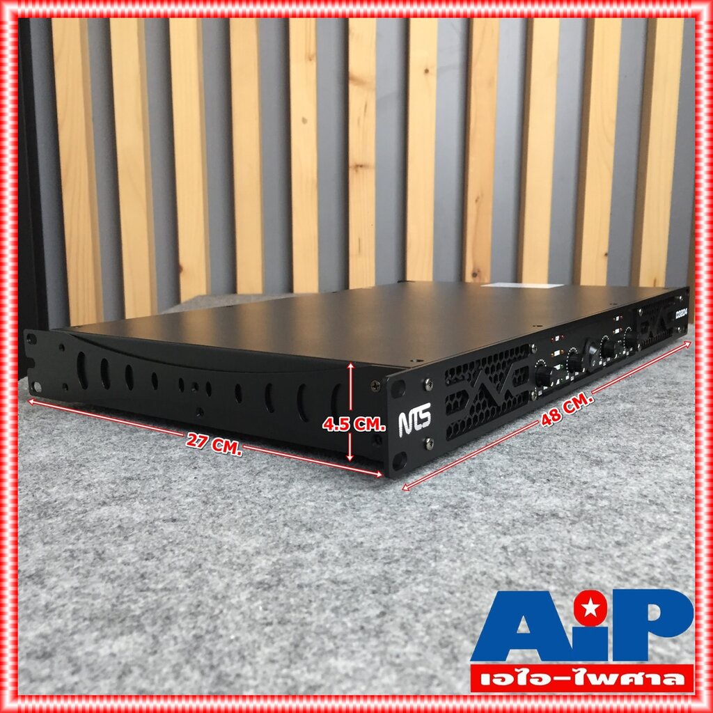 NTS D-3204 poweramp เพาเวอร์แอมป์ เครื่องขยายเสียง 480W x 4 ที่ 4 OHM D3204 D 3204 เอ็นทีเอส เอ ...