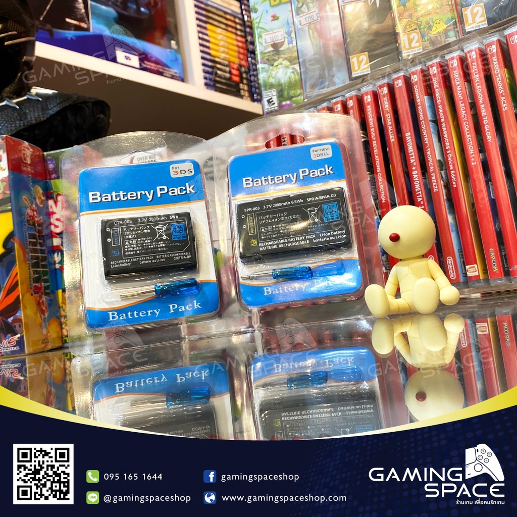 แบตเตอร์รี่ ถ่าน Replacement Battery Pack With Tool For 2DS, 2DS XL/LL ...