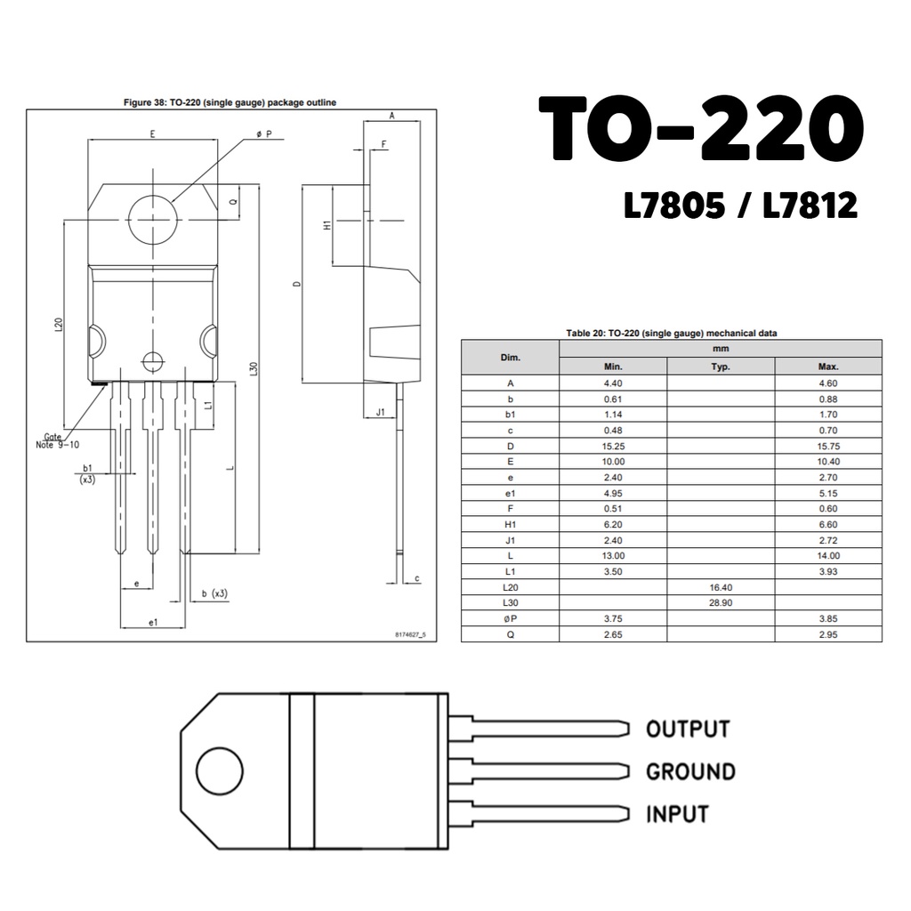 (1ตัว) ไอซี 7805 7806 7808 7809 7810 7812 7815 7818 7824 7905 7906 7908 ...