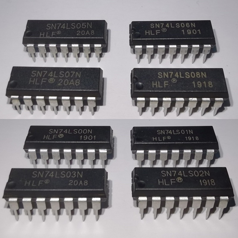 ic 74ls 74LS00 74LS02 74LS04 74LS08 74LS11 74LS14 dip smd | Shopee Thailand