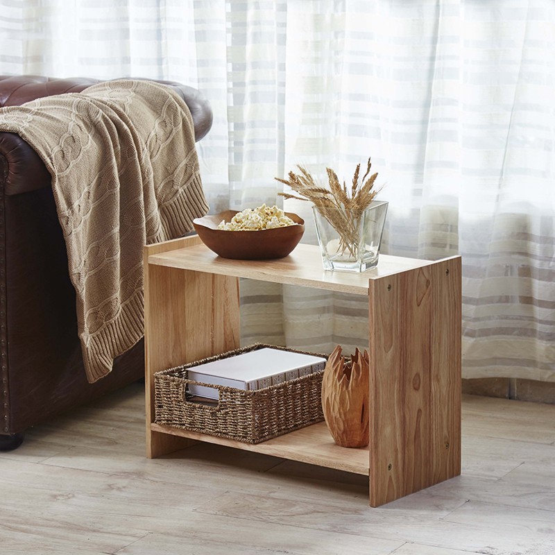 ชั้นวางข้างไม้Basic end table single | Shopee Thailand