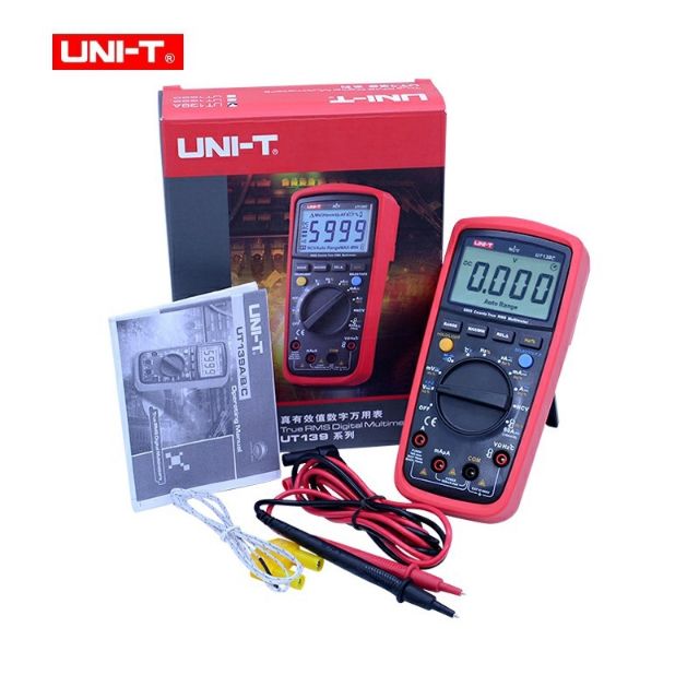 UNI-T UT139C เครื่องมือวัดไฟฟ้า มัลติมิเตอร์ True RMS แท้ UNI-T UT139C Digital Multimeter ...