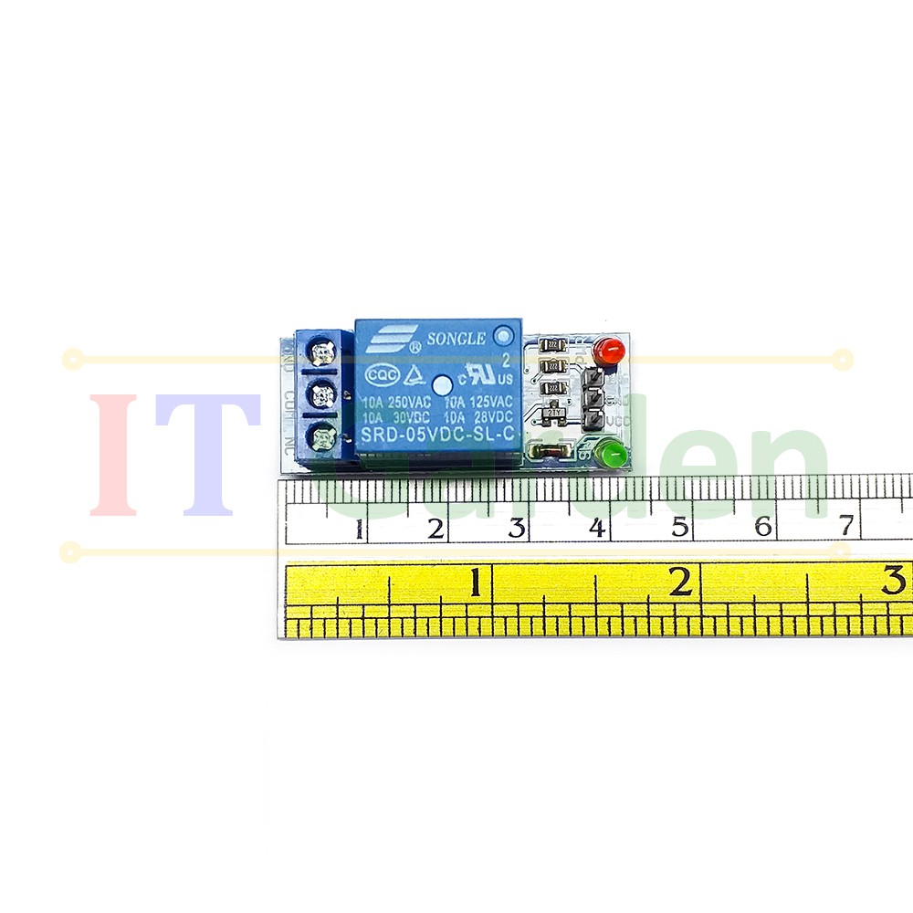 โมดูลรีเลย์ - Module Relay 1 Channel DC 5V,12V Active Low Level Trigger ...
