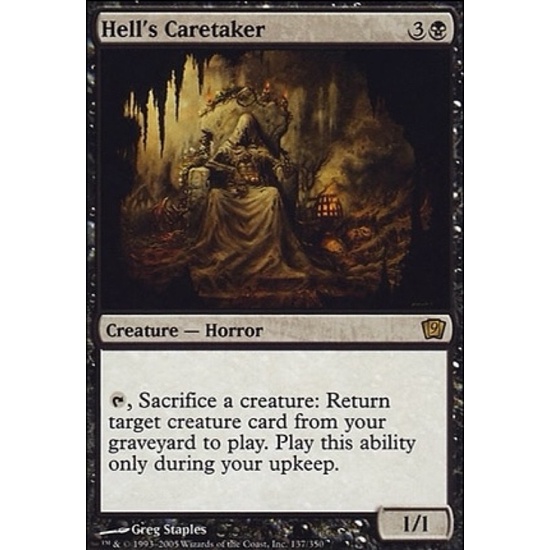 [MTG][Single][M25] Hell's Caretaker ระดับ Rare [ภาษาอังกฤษ] | Shopee ...