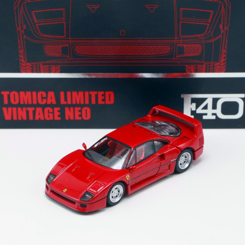 TOMY TLV FERRARI เฟอร์รารี สีแดงF40 รถรุ่นอัลลอย【จุดสนับสนุนกล้อง ...