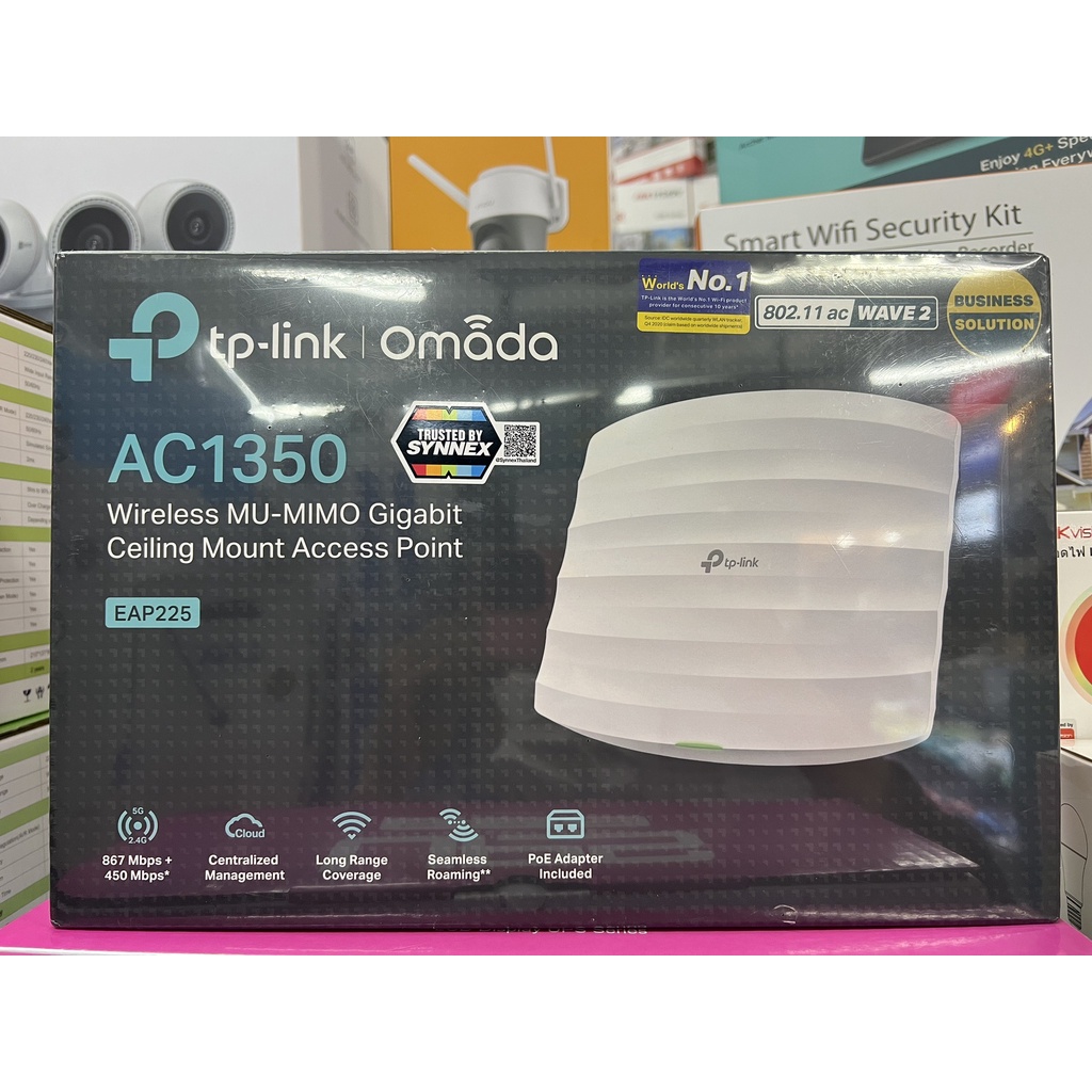 Tp-Link Omada AC1350 Wireless MU-MIMO Gigabit Ceiling Mount Access ...