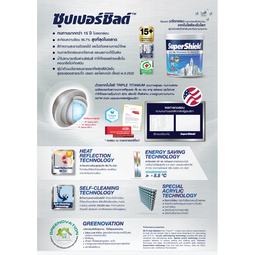 TOA SuperShield เบอร์ G100 S100 G111 G200 (18ลิตร) ถังใหญ่ สีทาภายนอก สีเกรดสูง สีน้ำ สีทาบ้าน ...