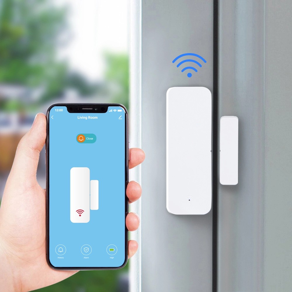 Tuya WiFi Door Sensor D01 D06 (No Hub) เซ็นเซอร์ประตู หน้าต่าง ลิ้นชัก ...