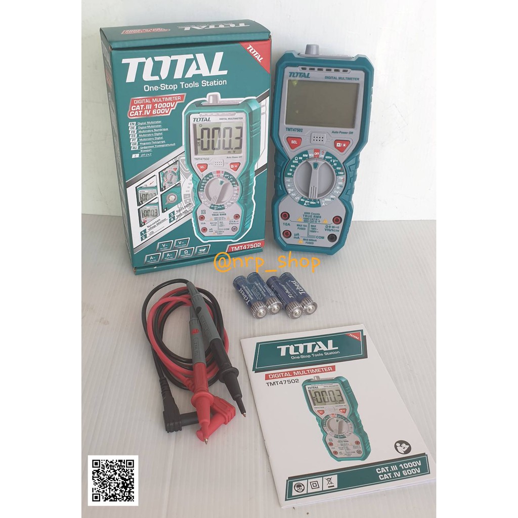 Total ดิจิตอล มัลติมิเตอร์ รุ่น TMT47502 | Shopee Thailand