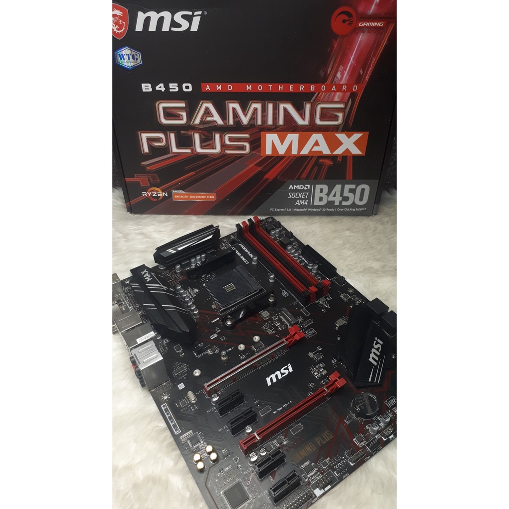 MAINBOARD (เมนบอร์ด) AM4 MSI B450 GAMING PLUS MAX | Shopee Thailand