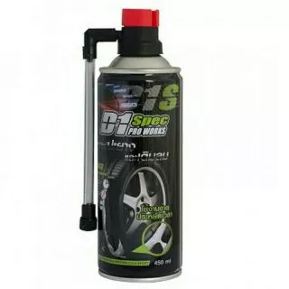 สเปรย์ปะยางและเติมลมฉุกเฉิน D1 Spec Pro Works (สเปรย์สำหรับปะยางเติมลม อุดรูรั่ว ไม่มีสารกัด ...